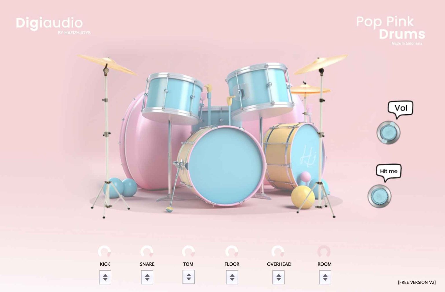 FREE VST – POP PINK DRUMS – Hafizhjoys